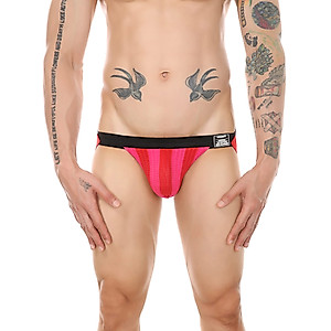 JOCKLAND Men's Jock Strap Set with Body Chest Harness, Elastic Waistband Sexy Underwear Halter Belt for Men