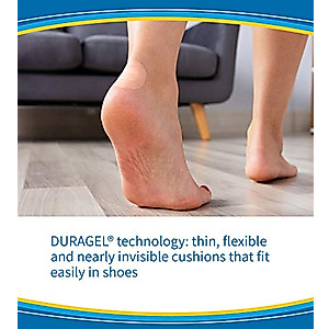 Dr. Scholl's BLISTER CUSHION with Duragel Technology, 6ct // Heal and Prevent Blisters with Cushioning that is Sweat-Resistant, Thin, Flexible and Nearly Invisible