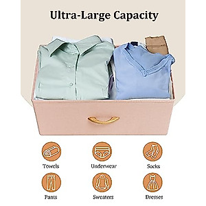 JOINHOM Dresser Storage Tower with Drawers, Fabric Tall Dresser Drawer for Bedroom, Office, Entryway, Living Room and Closet- Sturdy Steel Frame, Easy Pull Bins & Wooden Top