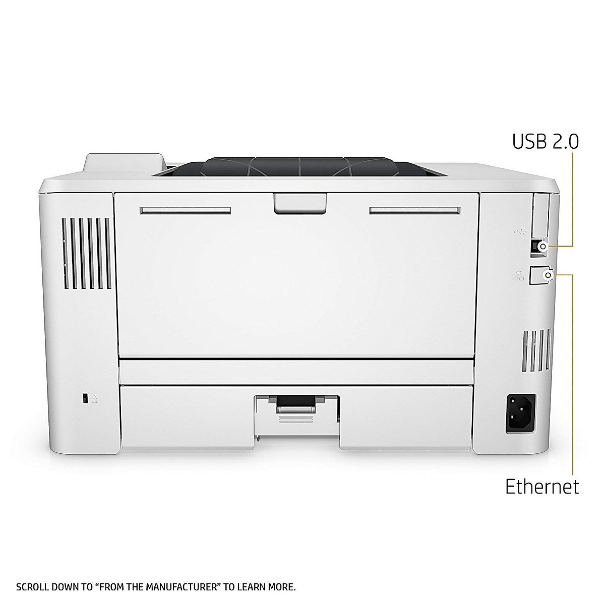 HP Laserjet Pro M402dw Wireless Monochrome Printer, Amazon Dash Replenishment Ready (C5F95A#BGJ) (Renewed)