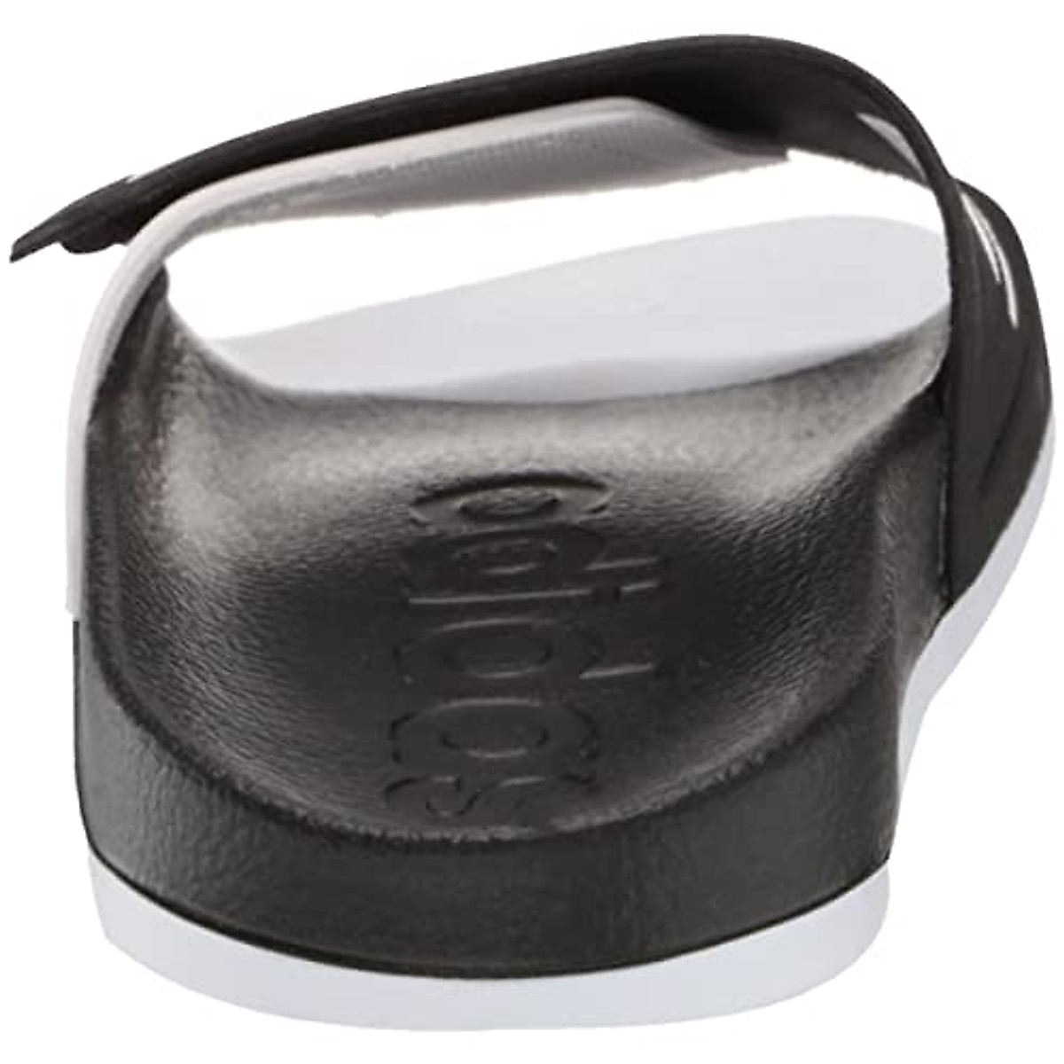 adidas Unisex Adilette Slides Sandal, Black/White/Black (TND), 11 US Women