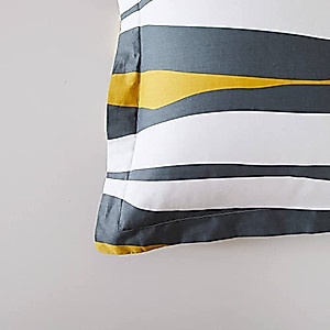 Dolce Mela King Size 6 Piece 100% Cotton Duvet Cover Set, Bloomon Bedding DM823K Multicolor