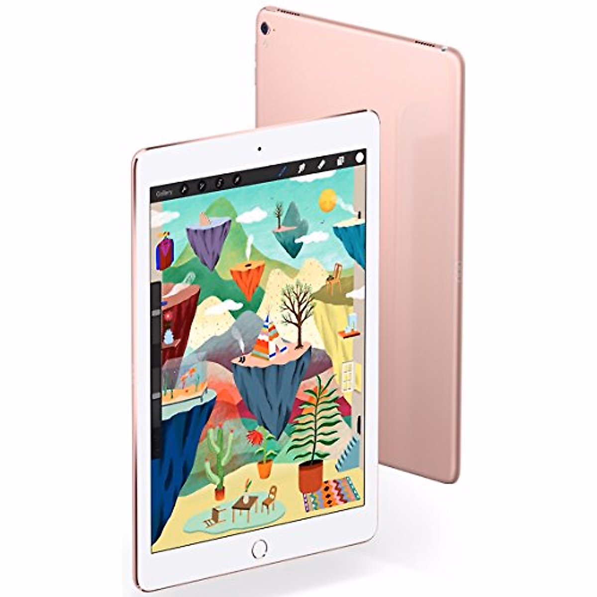 Apple iPad Pro Tablet (128GB, Wi-Fi, 9.7in) Rose (Renewed)