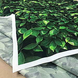 SJOLOON 5X7ft Green Leaves Backdrop Grass Backdrop Natural Green Lawn Party Photography Backdrop Birthday Newborn Baby Lover Wedding Photo Studio Props 10923