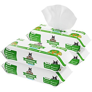 Pogi's Dog Grooming Wipes - 400 Dog Wipes for Cleaning and Deodorizing - Plant-Based, Hypoallergenic Pet Wipes for Dogs, Puppy Wipes - Quick Bath Dog Wipes for Paws, Butt, & Body - Fragrance Free