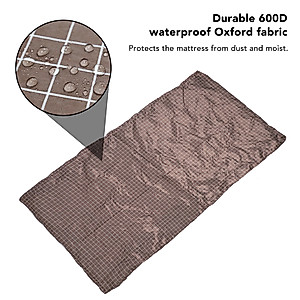 Yosoo 6 inch Memory Foam Folding Mattress with Storage Bag, Full Size Portable Trifold Topper (208 * 160 * 38cm)