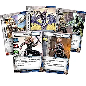 Marvel Champions The Card Game Valkyrie HERO PACK - Superhero Strategy Game, Cooperative Game for Kids and Adults, Ages 14+, 1-4 Players, 45-90 Minute Playtime, Made by Fantasy Flight Games