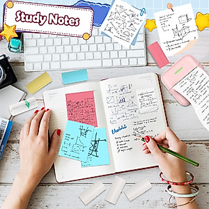 HUIJUTCHEN 10 Rolls Thermal Mini Printer Paper for Inkless Mini Printer, 5 Rolls Thermal Sticky Paper & 5 Rolls Thermal Plain Paper, 57X25mm, for Notes Journal Memo Photo Study