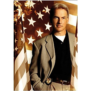 Mark Harmon 8x10 Photo NCIS Chicago Hope flag in background