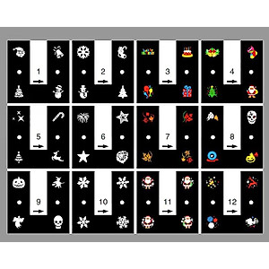 Holiday Projector Lights,Holiday Decorative Lights with 12pc HD Slides Patterns,Waterproof IP65 Outdoor&Indoor for Xmas Halloween Theme Party Decorations,Kid Room Night Light