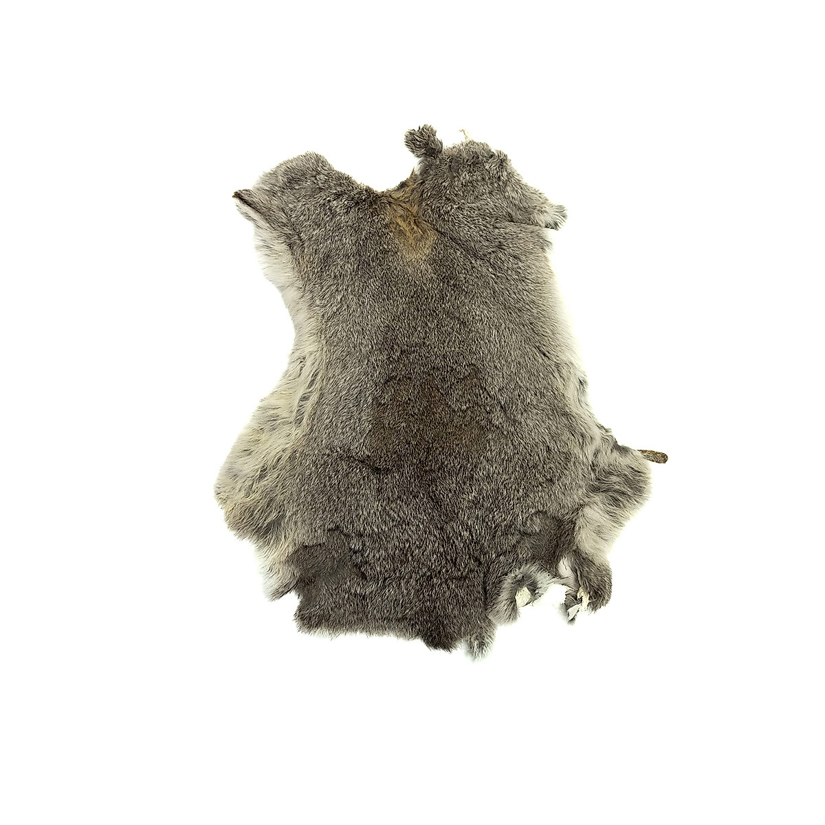 SLC Genuine Earth Tone Rabbit Pelt for Décor & Crafts, Single Genuine Fur Hides