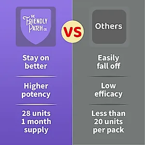 The Friendly Patch 28 Day Sleep Patches Snooze for Sleep Aid Support | Natural Sleeping Aid with Melatonin 7mg and Magnesium