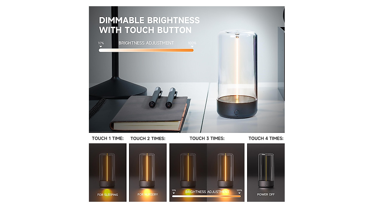 AUGE LIGHT Mini Table Lamp - Cordless & Rechargeable