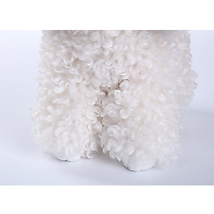 CU-MATE Poodle Plush Puppy Plushie Realistic Dog Stuffed Animal Toy Adorable Hugging Sleeping Pillow for Kids Friends