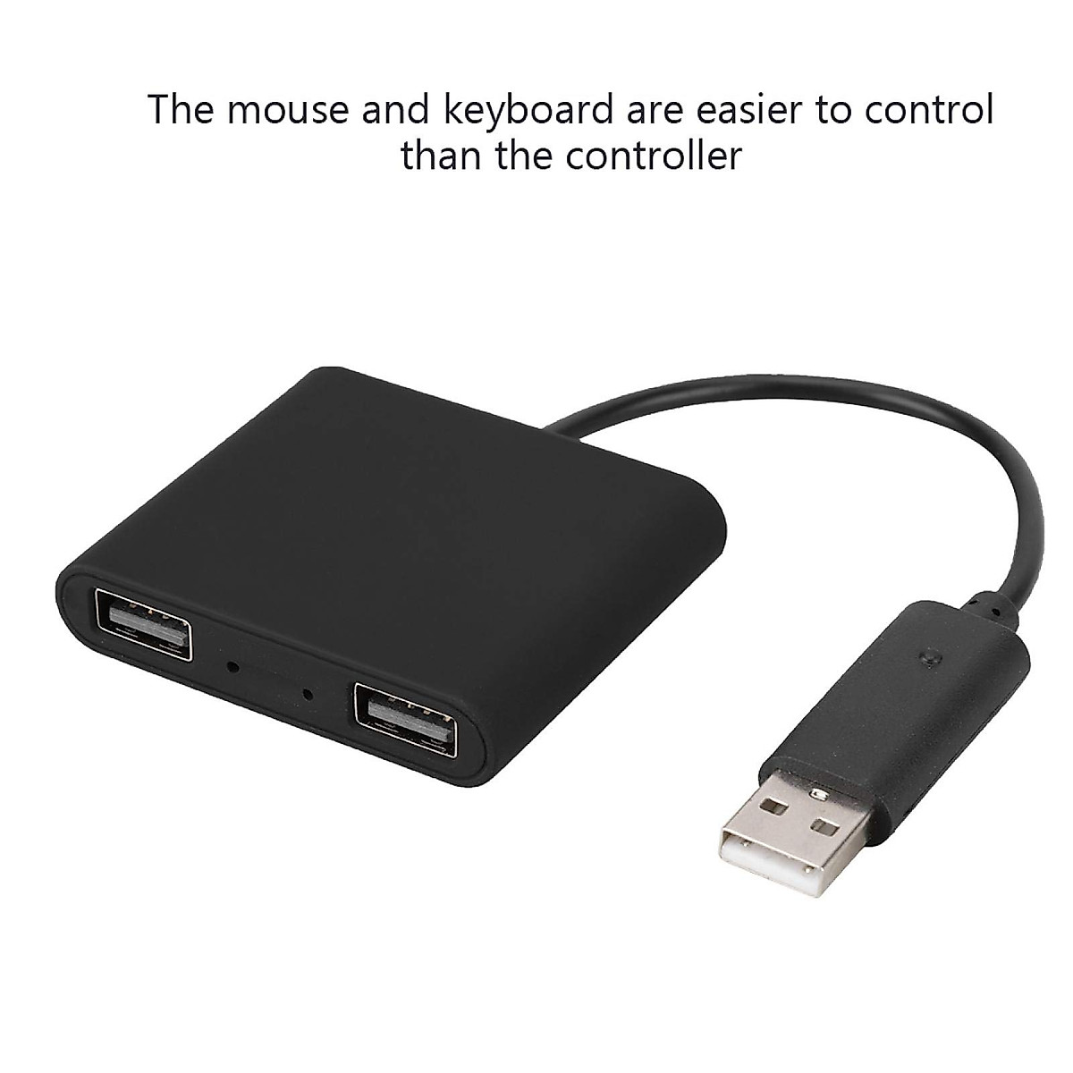Kadimendium Mouse Converter, Mobile Aiming Shooting Mouse Accessory with Converter for Game Console for Mouse Adaptation for Game Lover