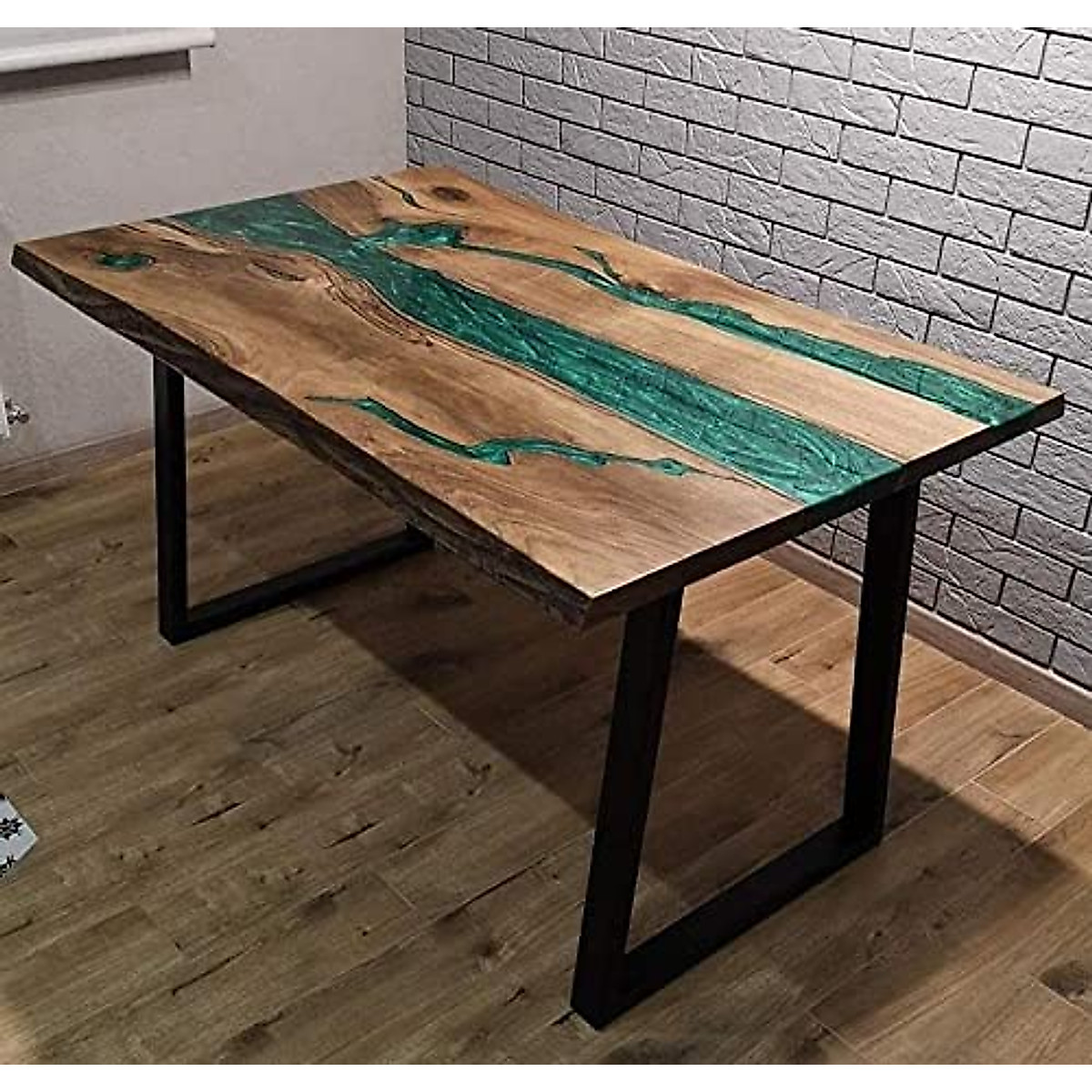 Epoxy Table, Live Edge Wooden Table, Epoxy Resin River Table, Natural Wood, Dining table, Natural Epoxy Table, Resin Table