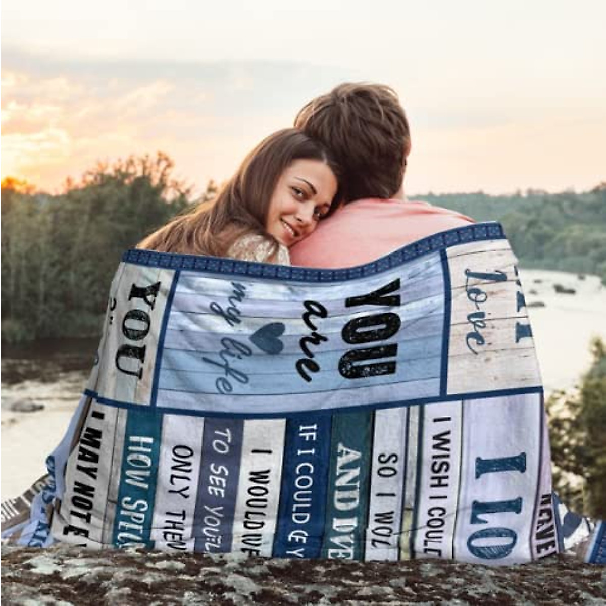 Gifts for Boyfriend, Boyfriend Blanket from Girlfriend 50''x60'', Boyfriend Birthday Gift Blanket for Boyfriend Gifts Soft Cozy Flannel Throw Blanket for Boyfriend