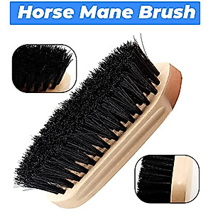 Surfante Horse Grooming Kit with Tote 8Pcs,Horse Cleaning Tool Set,Horse Brushes Set,Horse Sweat Scraper,Mane Comb with Storage Bag