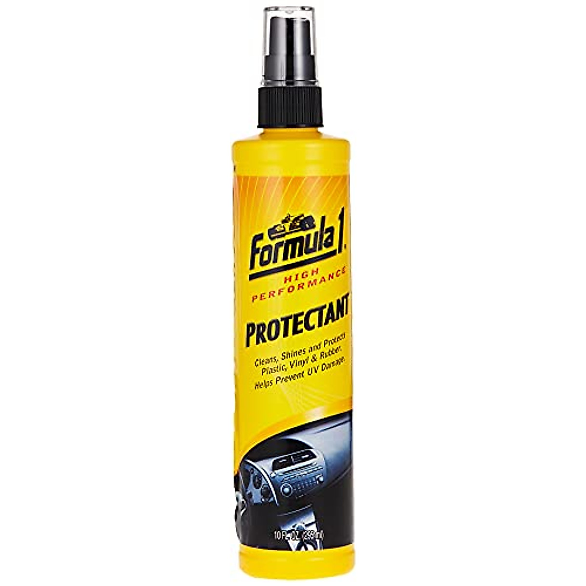 Formula 1 Protectant – High Performance Car Cleaner – Car Cleaning Spray to Shine & Protect – Multi-Surface Car Cleaning Supplies w/Silicone Technology – Exterior & Interior Care Products (10 oz)