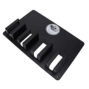 Hair Clipper Holder, Multi-Functional 4 Holes Wall Mount Hairdressing Tool Storage, Wall-Mounted Hair Cutter Brush Holder Stand