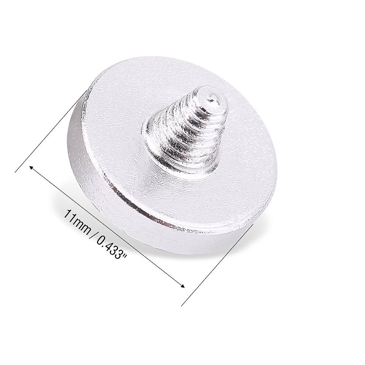 3PCS Camera Button, Aluminium Alloy Shutter Button with Concave Surface, Fits for Cameras with Screw Hole on The Shutter Release Button (Red Black Silver)