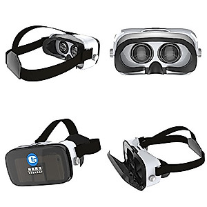 3D Glasses,LOFS 3D Glasses VR Glasses 3D VR HD 8 Layers Nano Coating Lenses Virtual Reality Headsets with Adjustable Lens and Strap for Cell Phones 4.7"-6.2"