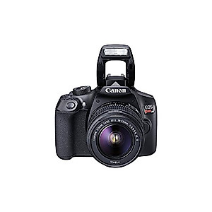 Canon EOS Rebel T6 Digital SLR Camera Kit with EF-S 18-55mm f/3.5-5.6 is II Lens, Built-in WiFi and NFC - Black (US Model)