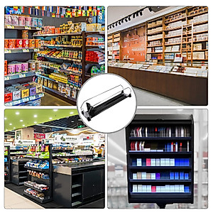 Plastic Pusher Tray Rack Automatic Vending Machine Sliding Organizer Fast Pusher Glide Pull Out Cabinet Shelf Kitchen Drink Storage Holder 35. 5x9cm