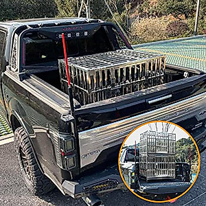 Confote 48" Stackable Heavy Duty Dog Kennel Pet Stainless Steel Crate Cage for Small Dogs with Tray in-Door Foldable & Portable for Animal Out-Door Travel