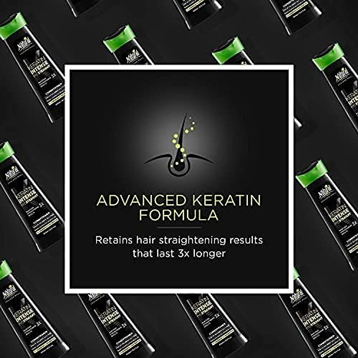 Natural FORMULA Keratin Intense Hair Conditioner Sodium Chloride Free Keratin Infused Conditioner - Repair Treatment For Frizz-Free Straightened Hair Retains Straightening Results 3x - 13.5oz