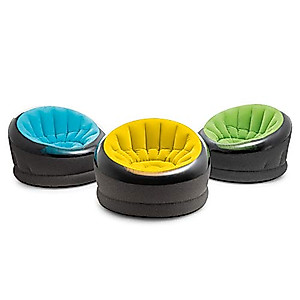 Intex Inflatable Empire Chair, 44" X 43" X 27", Color May Vary, 1 Pack