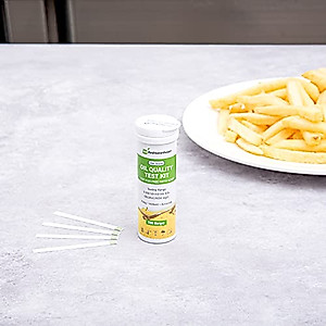 Restaurantware Be Safe Frying Oil Quality Test Strip - Low Range, Assorted, 100 count box