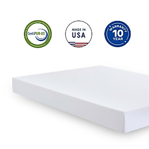 TMEOSK Full Size Mattress, 10 inch Gel Memory Foam Mattress, Cooling Gel Green Tea Mattress Bed in a Box, Medium Firm Feel with Motion Isolating (Full)