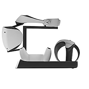 HikTop for PSVR2 PS5 Controllers Charging Station, VR Headset Bracket Storage Stand for PS VR2 Move Showcase