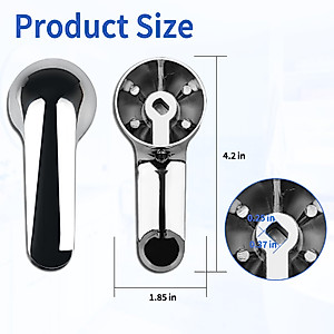 H79 Single Metal Lever Handle - Compatible with Delta 1300/1400 Series H79 Handle Replacement Part, Faucet Handle fit for Delta Tub - Chrome Bathroom Accessories