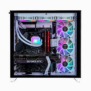 Velztorm Lux Lyte Custom Built Gaming Desktop PC (AMD Ryzen 9-5900X 12-Core, GeForce RTX 3050, 16GB RAM, 1TB PCIe SSD + 1TB HDD (3.5), Wifi, USB 3.2, HDMI, Bluetooth, Display Port, Win 10 Home)