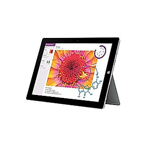 Microsoft Surface 3 7G6-00001 10.8 Inch 128 GB SSD Tablet (Silver) (Renewed)