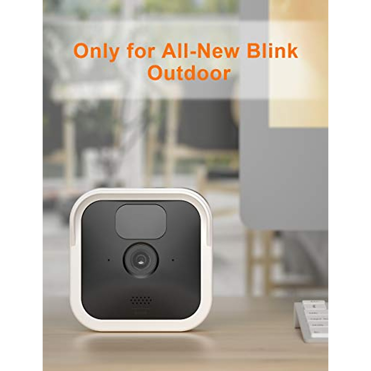 Blink Outdoor Camera Silicone Skin Cover, COOLWUFAN Anti-Scratch Protective Cover for All-New Blink Outdoor/Indoor – Wireless Camera System - Blink Outdoor Camera Best Accessories (White (3 Packs))