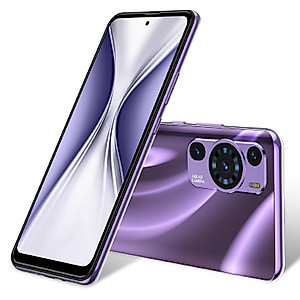 HeyxFome X2 2025 6.5” HD+ Screen GSM Unlocked Cell Phone 4G Mobile Phones 4000mAh Android 12 Smart Phone 16MP RAM 3GB Smartphone Face ID Dual SIM (Only for T-Mobile USA Market) (Purple)