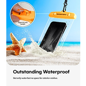 GOOSPERY [2-Pack Universal Waterproof Phone Pouch, Underwater Cellphone Dry Case Beach Bag Compatible with iPhone 14 13 12 11 Pro Max Mini Xs XR, Galaxy S23 S22 S21 S20 Ultra Note20 up to 6.8"
