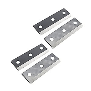 EFCUT Replacement Blades for C30/C30 Mini/C30 Lite/3 in 1 Wood Chippers Shredders Mulchers, High Speed Steel Cutting Knives, Pack of 4