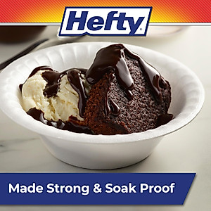 Hefty Everyday Soak-Proof Foam Bowls, 12 Ounce, 50 Count