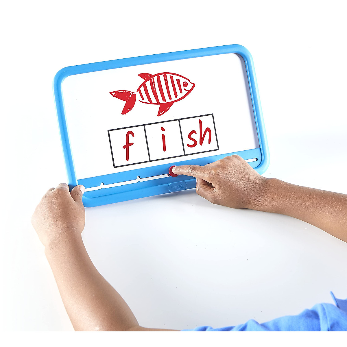 hand2mind Elkonin Boxes Magnetic Dry Erase Boards Set, Phonemic Awareness, Speech Therapy Materials, Letter Sounds for Kindergarten Phonics, Science of Reading Manipulatives (Set of 8)