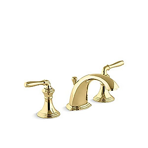 Kohler 394-4-PB Devonshire Bathroom Sink Faucet, Vibrant Polished Brass
