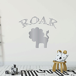 Children's Room Wall Decal - Lion Roar- Boys or Girl's Bedroom Decoration, Playroom or Nursery Room Decor