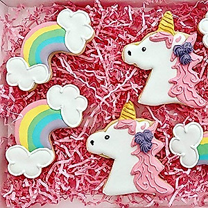 Unicorn Cookie Cutters 3-Pc. Set Made in USA by Ann Clark, Unicorn Head, Unicorn, Rainbow