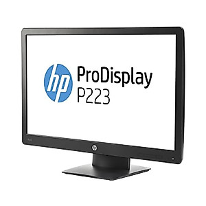 HP ProDisplay P223 21.5-inch Monitor X7R61A8, Black