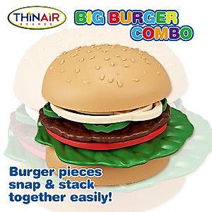 20-Piece Play Food Set | Realistic Kids’ Food Toys for Pretend Play & Hands-On Learning | Preschool & Toddler Toys for Boys & Girls 3+