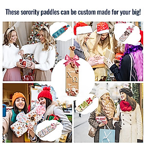 HHLUPUP Fraternity Paddle 18 Inch, Unfinished Solid Pine Paddle, Greek Sorority Paddle for Drawing, Engraving, Art Crafts, Greek Life, Home Decoration