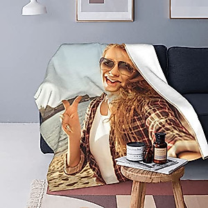 Customized Blankets with Photos Personalized Blankets for Adults Using My Own Photos Custom Blanket Gifts for Boyfriend/Girlfriend/Wife/Husband, Birthday Valentines30 x40